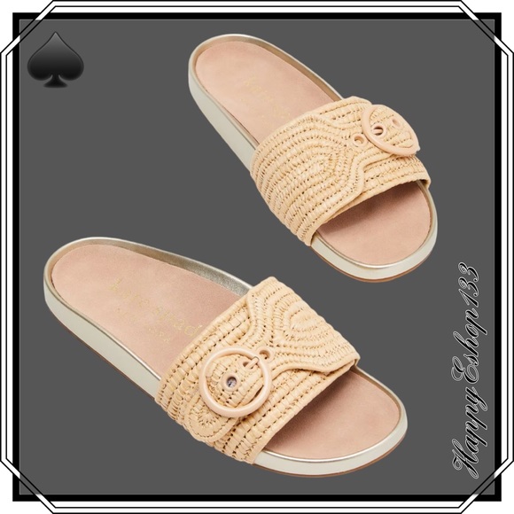 kate spade | Shoes | Kate Spade Maribelle Slide Sandals Nib Hand Woven ...